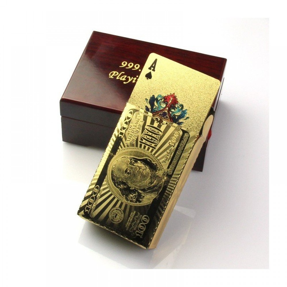Luxury Playing Cards Poker Customized Gifts With 999.9 GoldCallanCity ...
