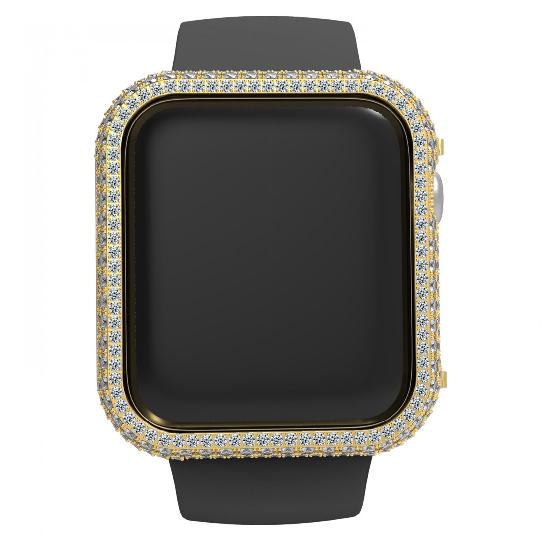 Compatible Bling Watch Bumper Metal Rhinestone Crystal Big Diamond ...