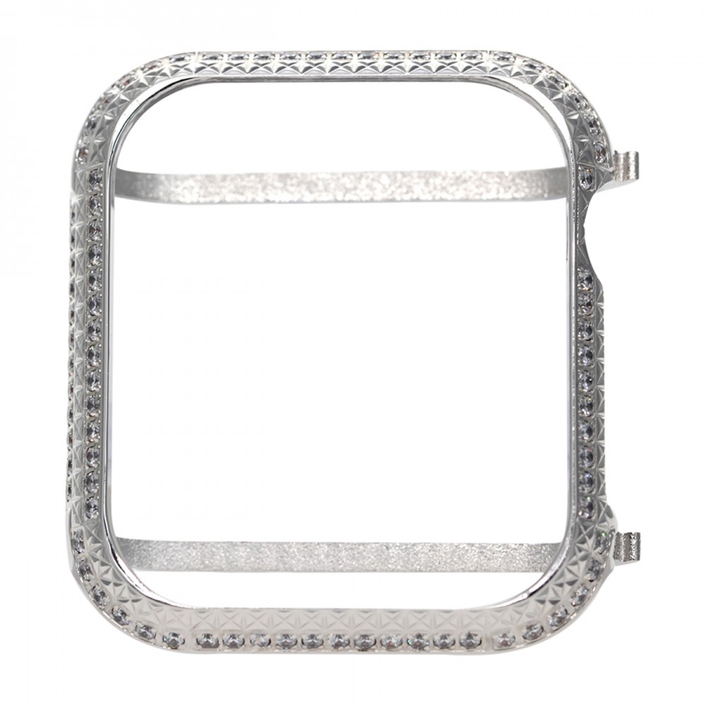 Callancity Rhinestone Crystal Diamond Bezel case Platinum Bling ...