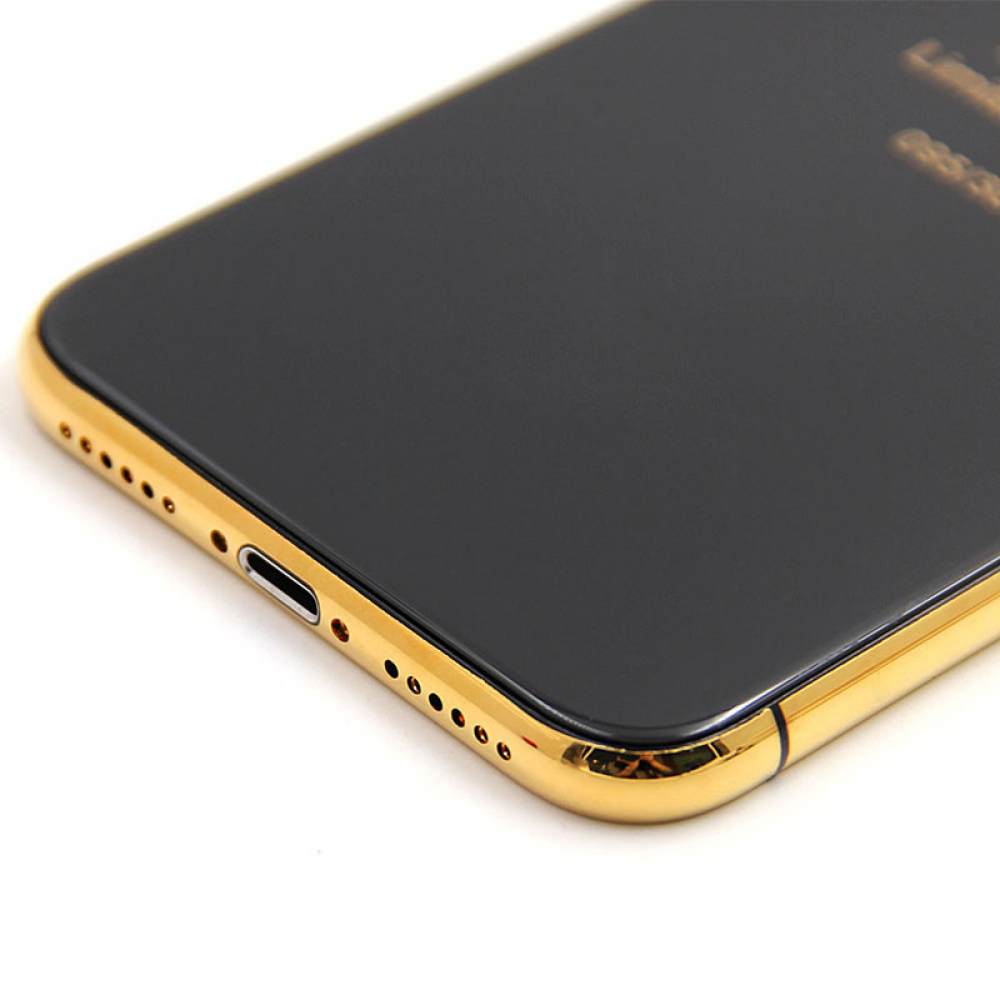 Custom Gold Design for iPhone X/XS/XS Max Housing Wireless Charger ...
