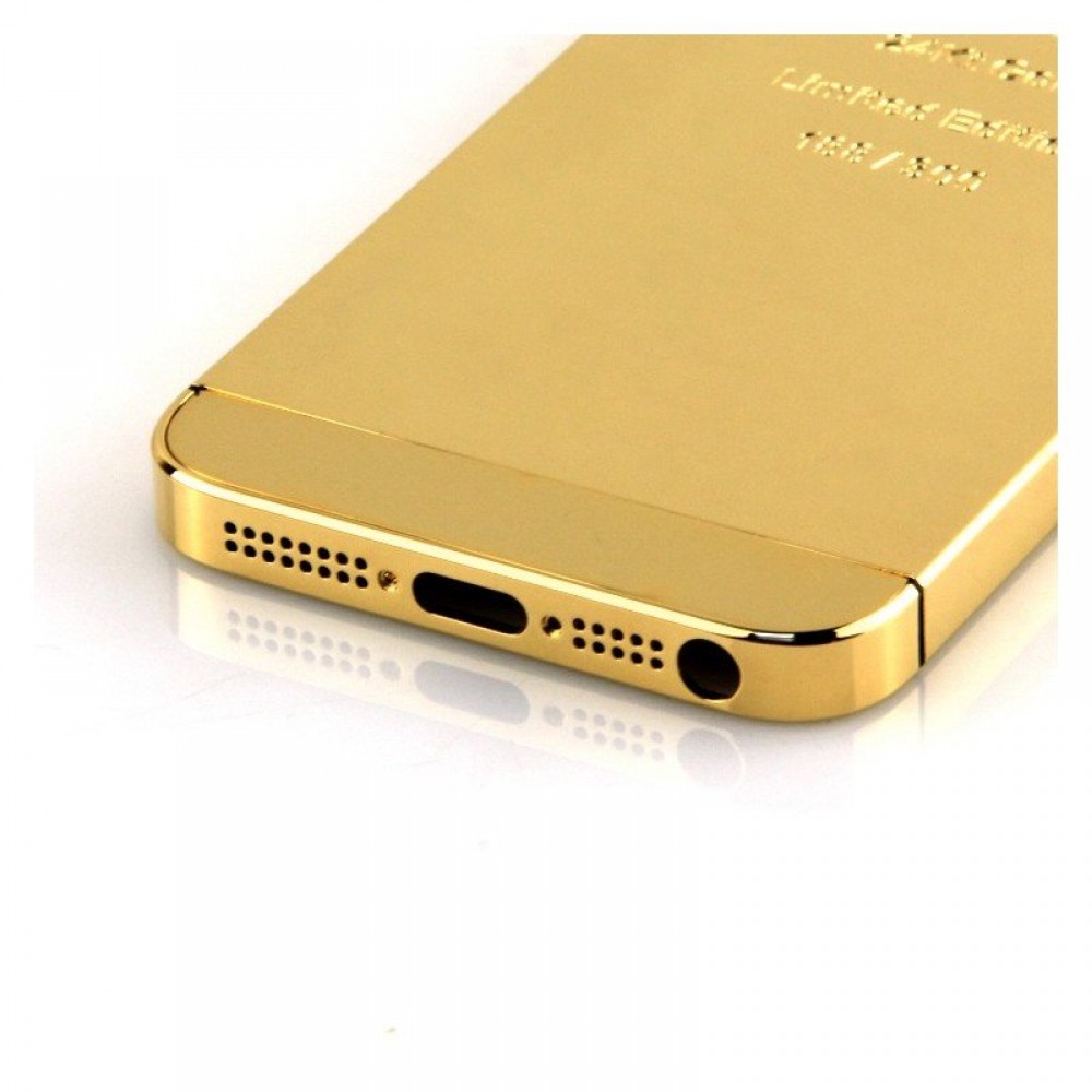 LUXURY 24K GOLD LIMITED EDITION BACK HOUSING FOR IPHONE 5 5S ...