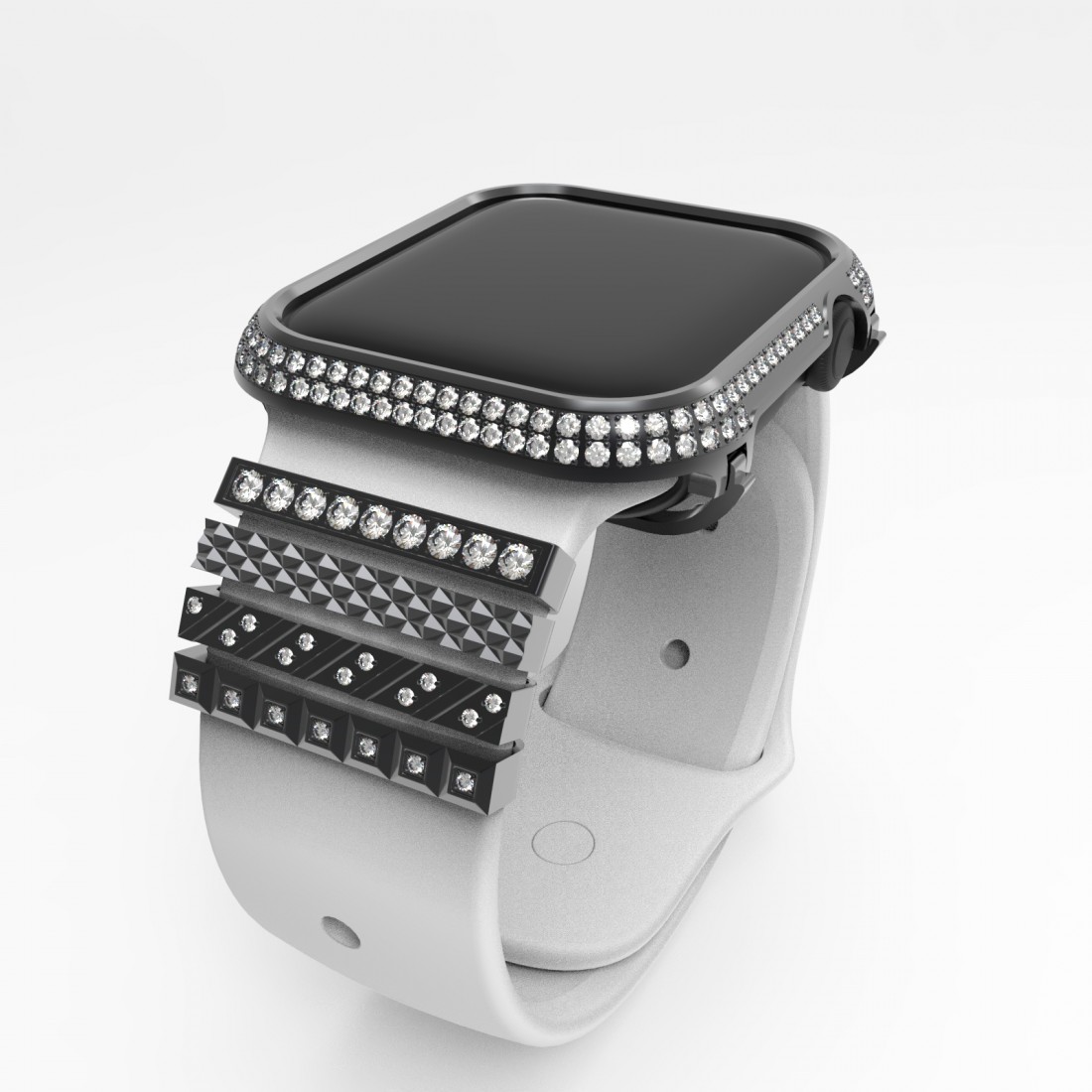 Diamond apple Watch bezel case Frame Valentine's Day Gift Protective ...