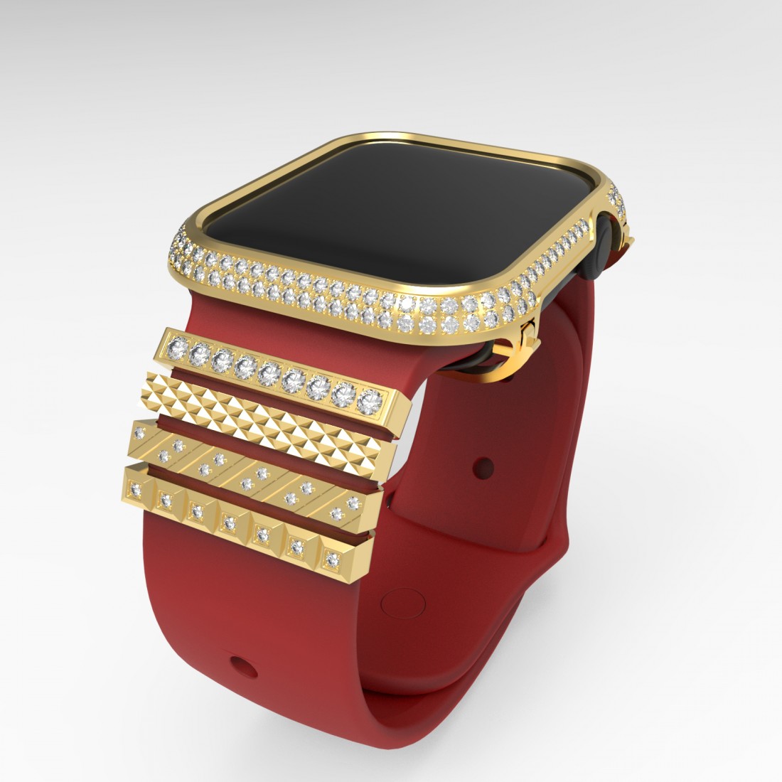 Diamond apple Watch bezel case Frame Valentine's Day Gift Protective ...