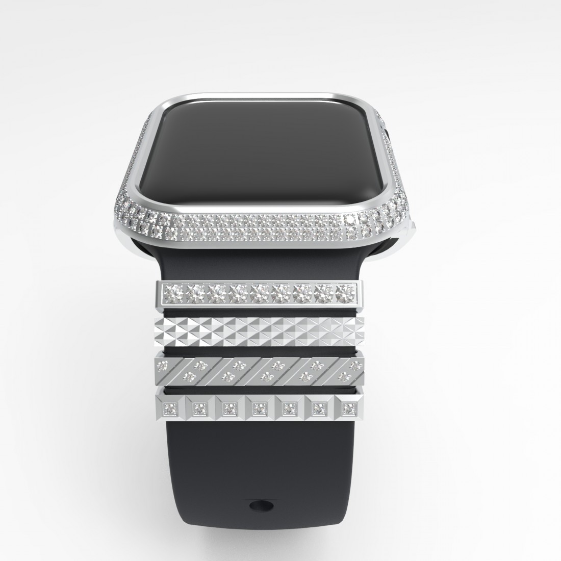 Diamond apple Watch bezel case Frame Valentine's Day Gift Protective ...