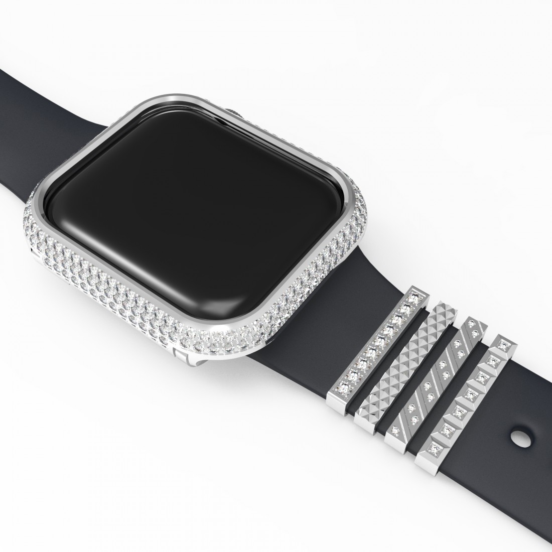 Diamond apple Watch bezel case Frame Valentine's Day Gift Protective ...